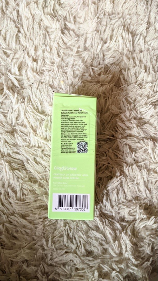 Glad Glow Centella Salicylic Acid Power Acne Serum Kesehatan Kecantikan Kulit Sabun Tubuh