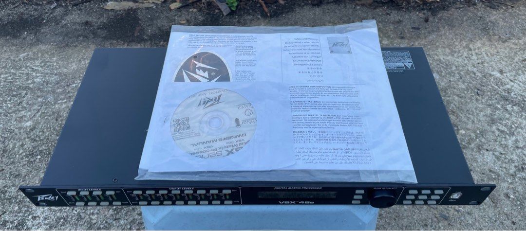 2nd Peavey VSX 48E Programmable Loudspeaker Management System 4 Inputs