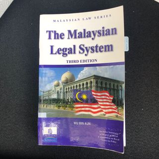 Introduction To Malaysian Legal System Manual Book Third Edition 2020