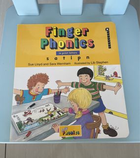 Finger phonics jolly phonics 興趣及遊戲 書本 文具 小朋友書 Carousell