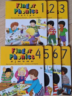 Jolly Phonics Finger Phonics 1 2 興趣及遊戲 書本 文具 教科書 Carousell