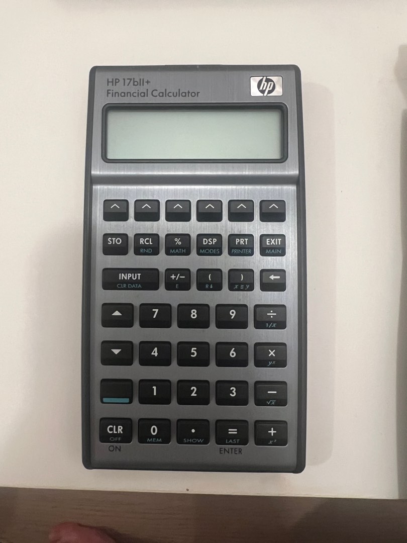 HP bII Financial Calculator 電腦科技 商務用科技產品 Carousell