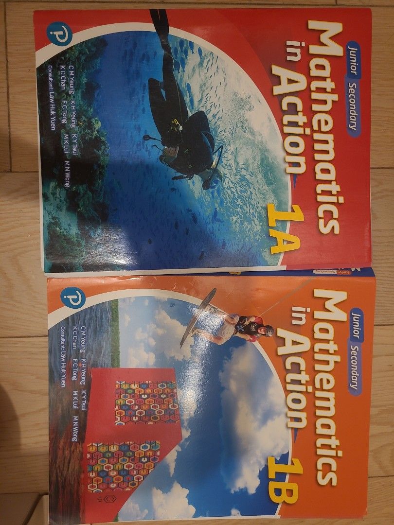 Maths in action 1A 1B 興趣及遊戲 書本 文具 教科書 Carousell