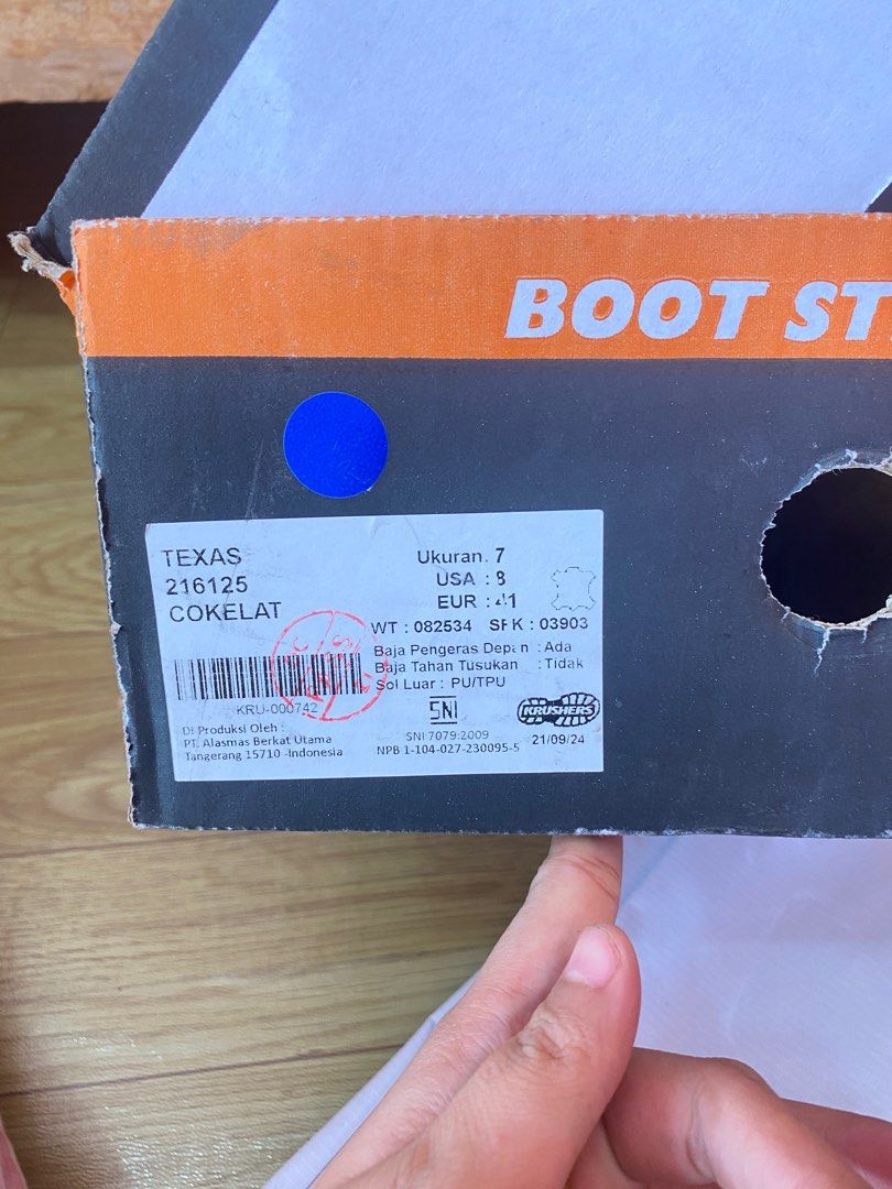 Krushers Texas Boot Strength Fesyen Pria Sepatu Sepatu Boot Di