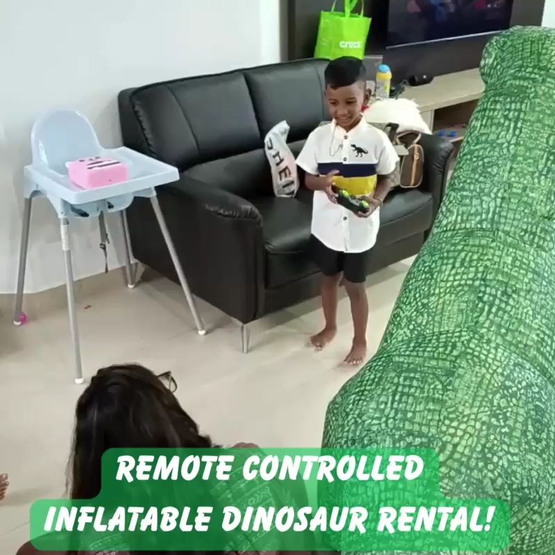 Remote Controlled Inflatable Dinosaur for Kids Birthday Parties ...