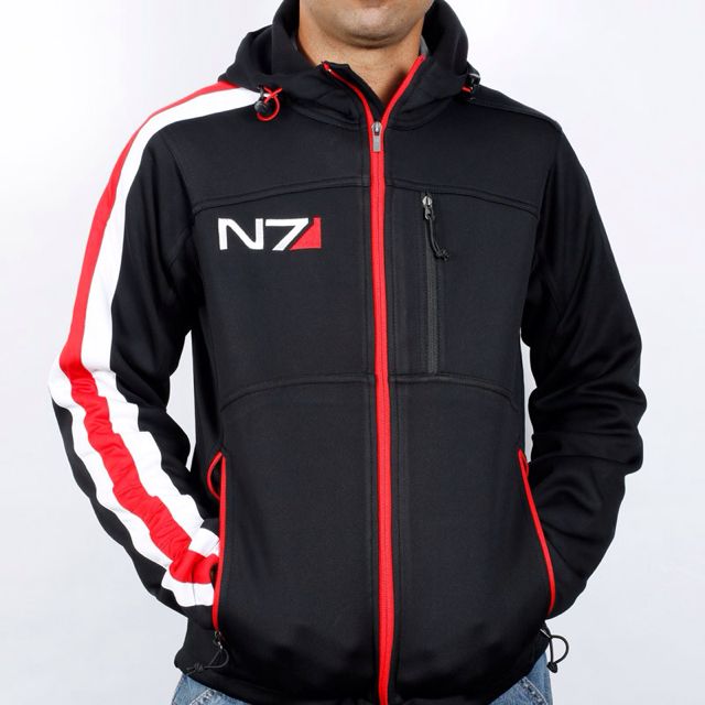 Recently picked up an N7 sweater as they hit the BioWare store again ...