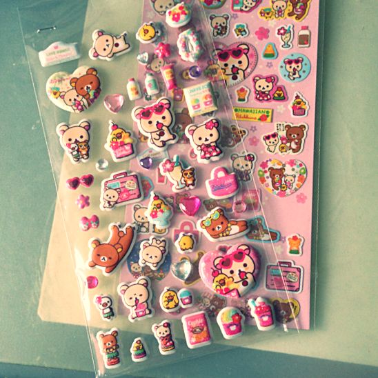 Rilakkuma stickers, Hobbies & Toys, Stationery & Craft, Stationery ...