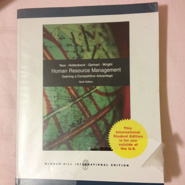 Human resource management, gaining a competitive advantage, Hobbies & Toys, Books & Magazines ...