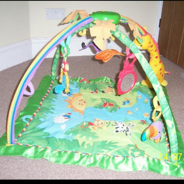 Fisherprice rainforest playmat , Babies & Kids, Infant Playtime on ...