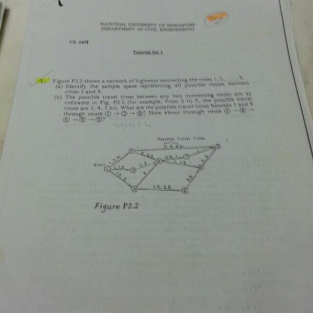 CE2407 Engineering Uncertainty And Analysis Tutorial, Hobbies & Toys ...