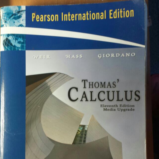 Thomas' Calculus, Hobbies & Toys, Books & Magazines, Textbooks on Carousell