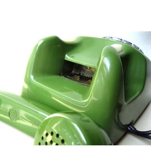 Vintage German Rotary Telephone, Green, Hobbies & Toys, Memorabilia ...