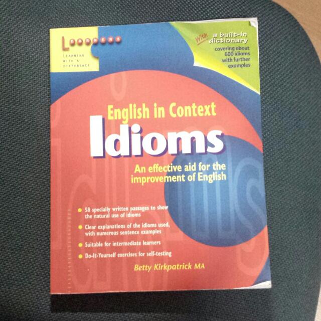 idioms book, Hobbies & Toys, Books & Magazines, Textbooks on Carousell
