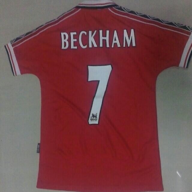 BRAND NEW Manchester United 1999 Treble Replica Umbro Home Jersey ...