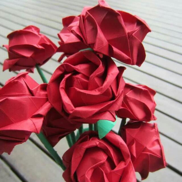 handmade rose, Hobbies & Toys, Stationery & Craft, Handmade Craft on ...