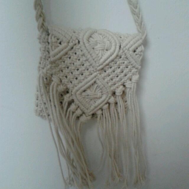 Hnm Crochet bag, Women's Fashion, Tops, Sleeveless on Carousell