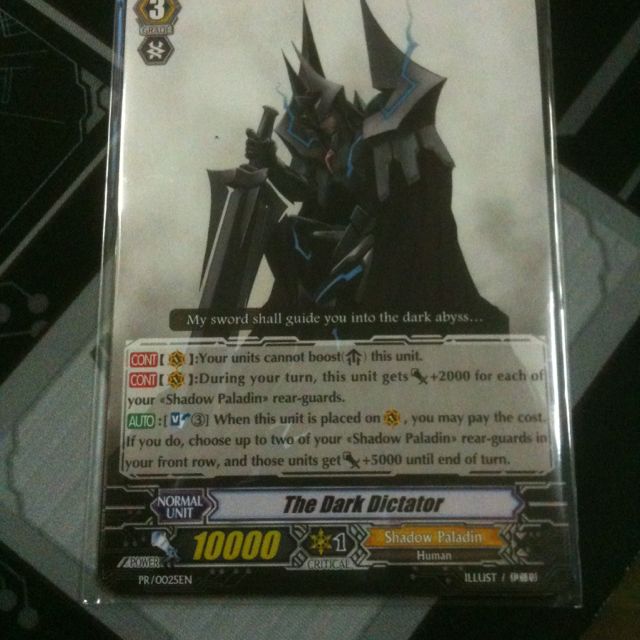 Cardfight Vanguard The Dark Dictator PR, Hobbies & Toys, Toys & Games ...
