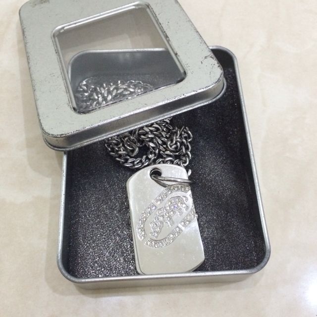 Marc Ecko Dog tag Necklace Watch, Men's Fashion, Watches & Accessories ...