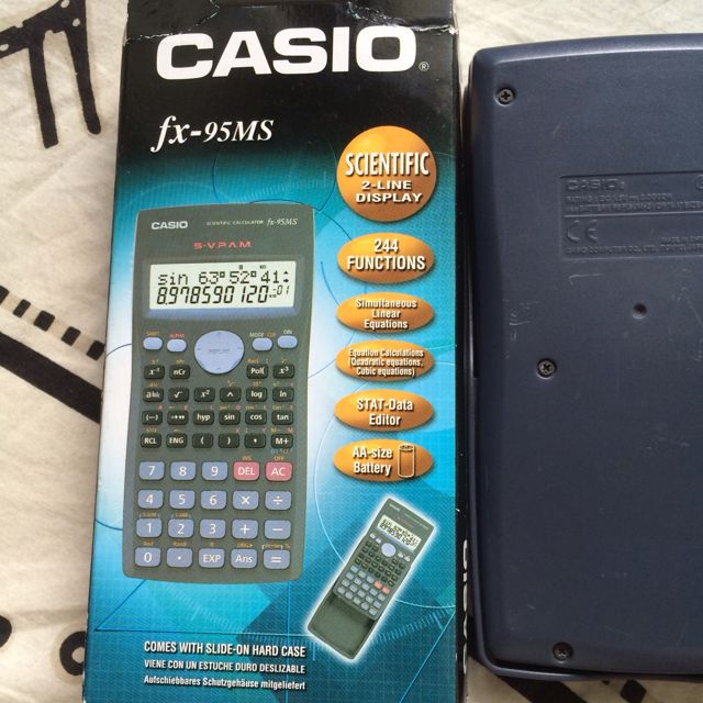 Casio Fx-95MS Scientific Calculator, Everything Else on Carousell