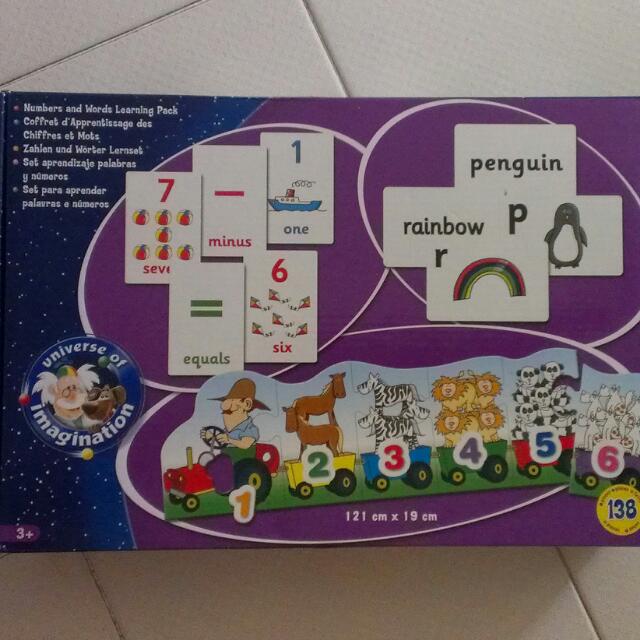 Numbers And Words Learning Pack, Hobbies & Toys, Books & Magazines ...