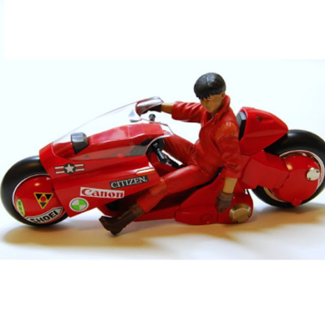 Akira Shotaro Kaneda & Bike Bandai Soul of Popynica Chogokin PX-03 1/12 ...