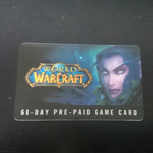 World Of Warcraft 60days Game Time Card, Hobbies & Toys, Toys & Games ...