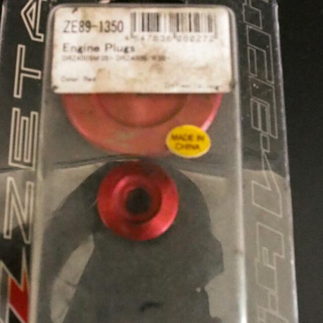 Zeta Racing Engine Plug(red) , Everything Else on Carousell