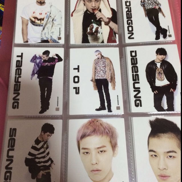 Bigbang Official Star Collection Cards, Hobbies & Toys, Memorabilia ...