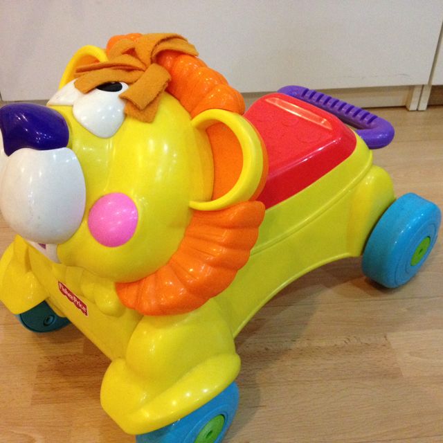 Fisher Price Stride To Ride Lion, Babies & Kids, Infant Playtime on ...