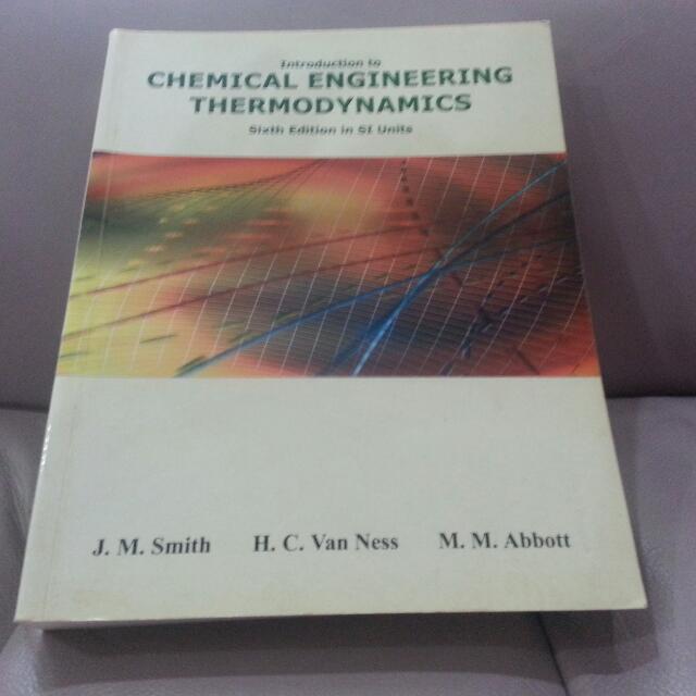 Introduction To Chemical Engineering Thermodynamics, Hobbies & Toys ...