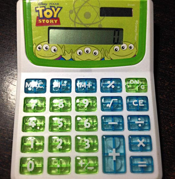 Toy Story Calculator, Hobbies & Toys, Toys & Games on Carousell
