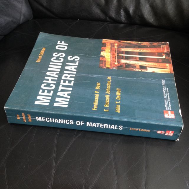 Mechanics of Materials 3rd Edition by Beer, Johnston & DeWolf (NTU) #GCS, Hobbies & Toys, Books ...