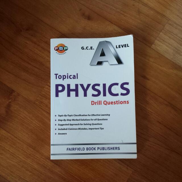 H2 Physics | Drill Questions, Hobbies & Toys, Books & Magazines, Assessment Books on Carousell