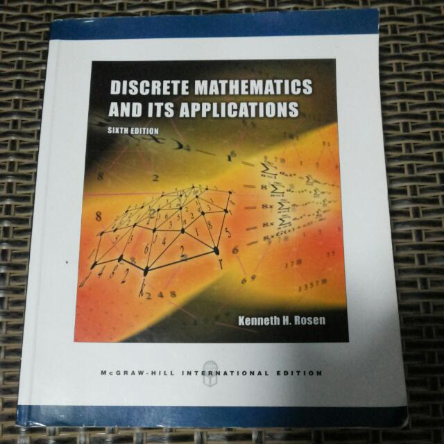 CZ1001 DISCRETE MATHEMATICS AND ITS APPLICATIONS 6TH EDITON, Hobbies ...