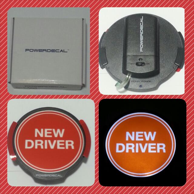 LED CAR DECAL/ STICKER/ SIGN, Furniture & Home Living, Home Decor ...