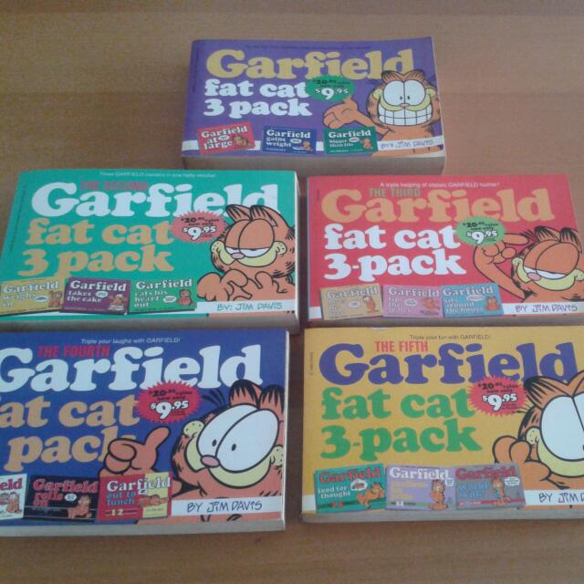 Garfield Omnibus: The First 15 Books, Hobbies & Toys, Books & Magazines ...