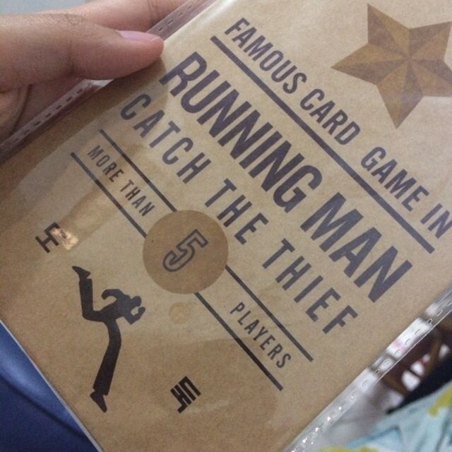 Running Man Game Card, Hobbies & Toys, Memorabilia & Collectibles, Fan ...