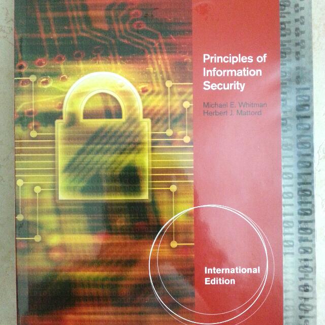 IS3230 Principles of Information Security, 4th Edition, Hobbies & Toys, Books & Magazines ...
