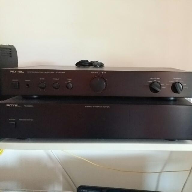Rotel Pre And Power Class A Amplifier, Furniture & Home Living ...