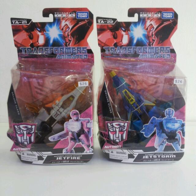 Takara Tomy Transformers Animated Jetfire & Jetstorm Set, Hobbies ...