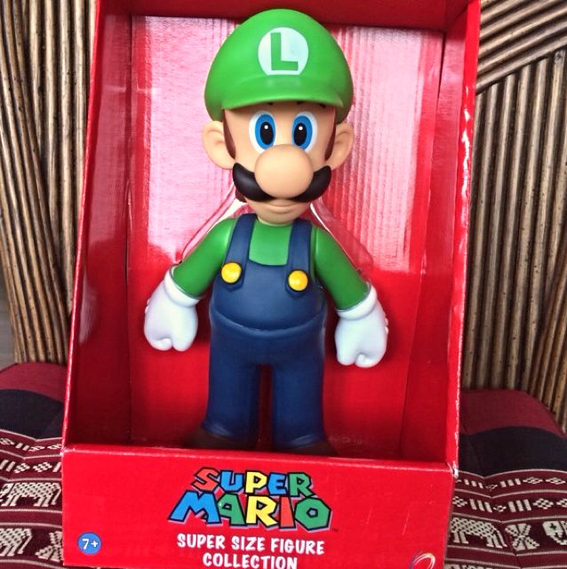 Super Mario Super Size Figure Collection (Luigi), Hobbies & Toys, Toys ...