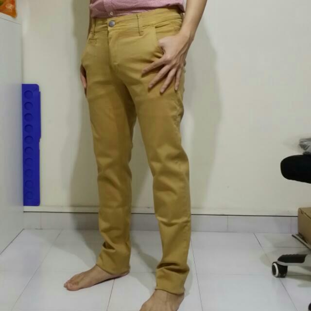 Stretchable Light Brown Chinos. SIZE 32, Men's Fashion, Bottoms, Chinos ...