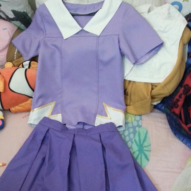 Purple School Girl Uniform For Cosplay , Babies & Kids, Babies & Kids ...