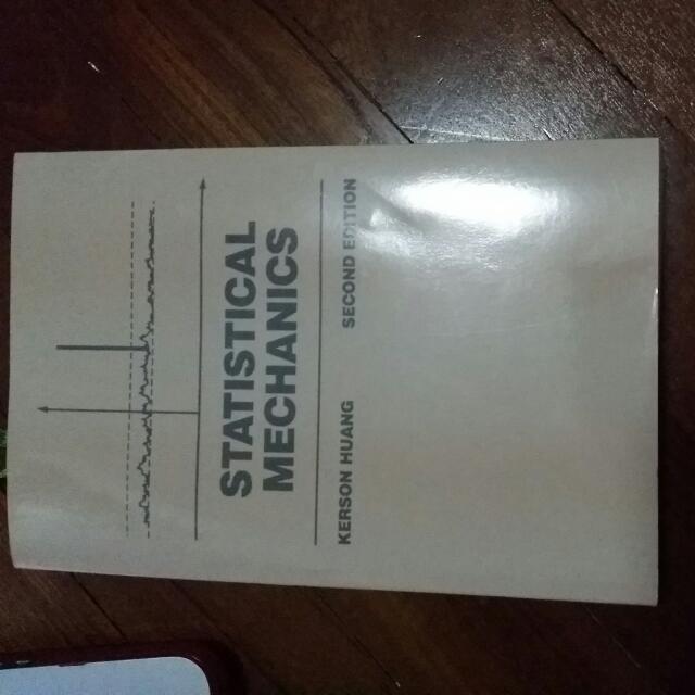 Statistical Mechanics , Hobbies & Toys, Books & Magazines, Textbooks on ...