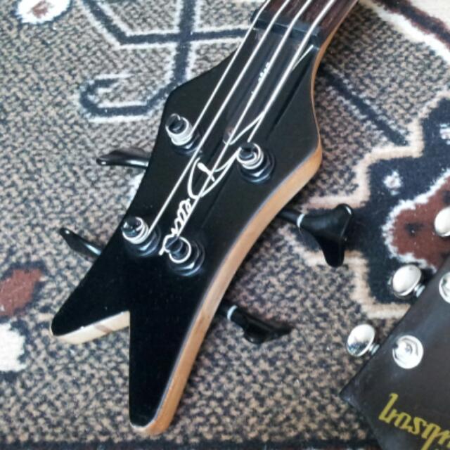 Old Reliced DEAN EDGE Q4 (Mod) Active Bass Guitar (MiK) , Hobbies ...