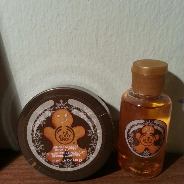 The Body Shop: Ginger Sparkles Set, Beauty & Personal Care, Face, Face ...