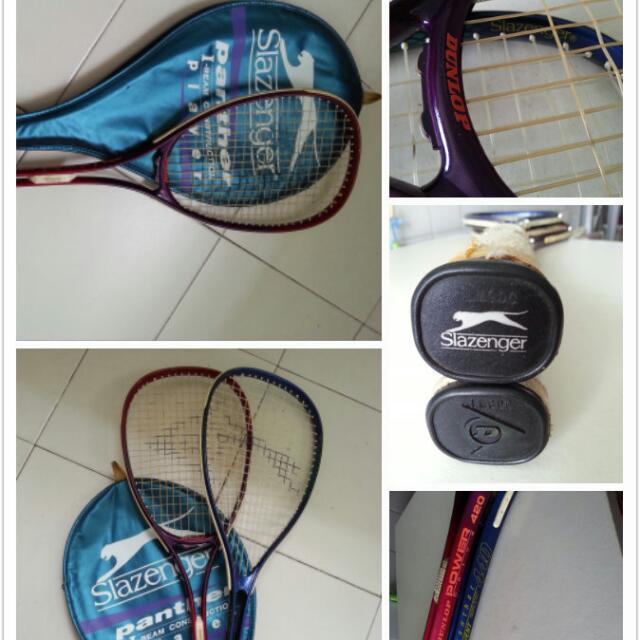 Squash Racket, Sports Equipment, Sports & Games, Racket & Ball Sports ...