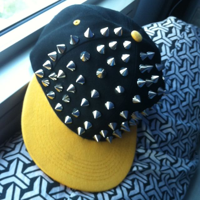 Studded Cap, Women's Fashion, Watches & Accessories, Hats & Beanies on Carousell
