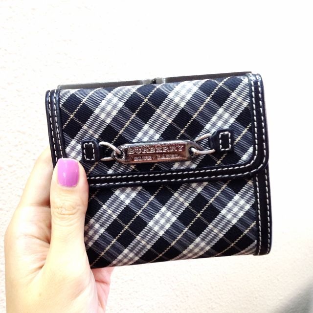 Burberry Blue Label Wallet, Luxury, Bags & Wallets on Carousell
