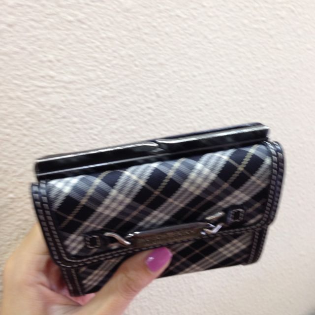 Burberry Blue Label Wallet, Luxury, Bags & Wallets on Carousell
